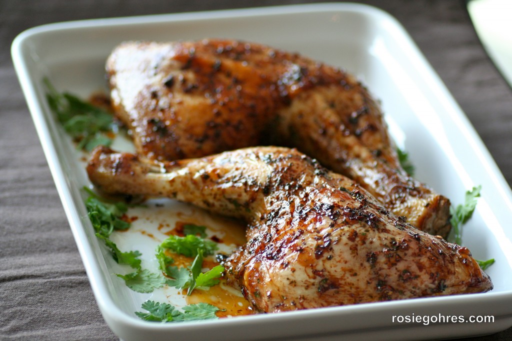 Roasted Chicken with Oriental Marinade - Rosie Gohres